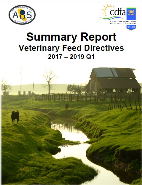 CDFA - FFLDRS - SAFE - FEED - Veterinary Feed Directive